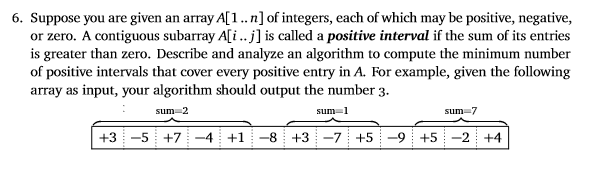 6. Suppose you are given an array A[1..n] of | Chegg.com