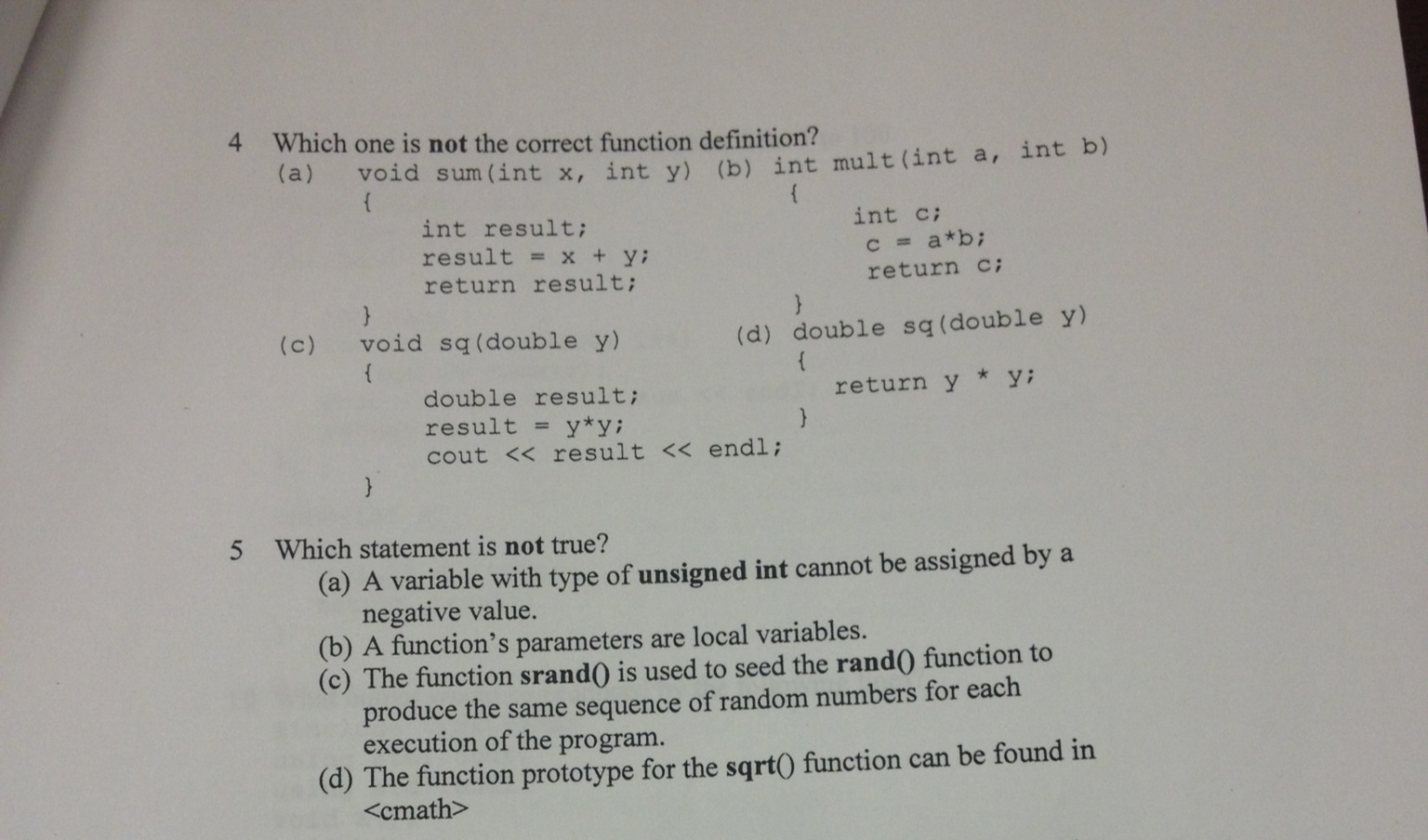 Solved 2 What kind of scope does the variable num has? the | Chegg.com