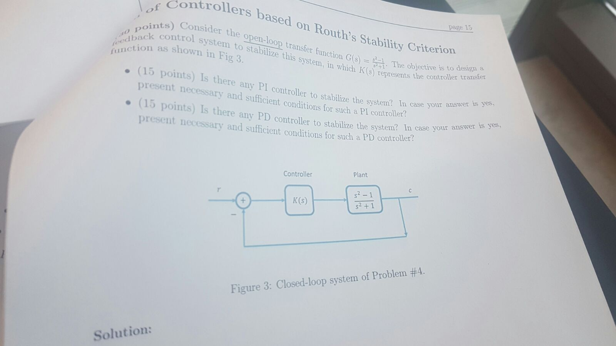 Consider the open-loop transfer function G(s) = s^2 - | Chegg.com
