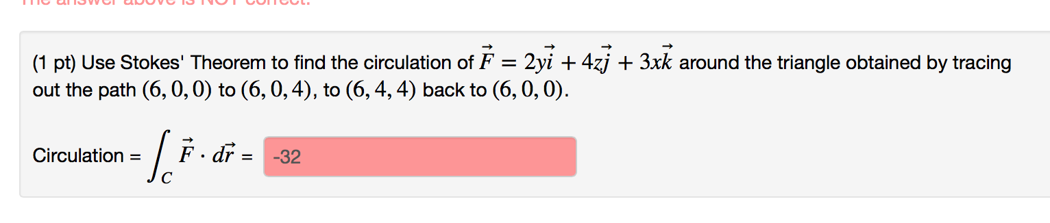 Solved Use Stokes' Theorem to find the circulation of F? | Chegg.com