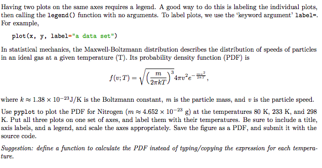 Solved This is a more involved plotting exercise. You will | Chegg.com