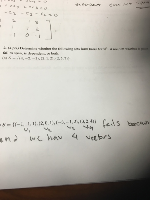 Solved Determine whether the following sets bases for R^3. | Chegg.com