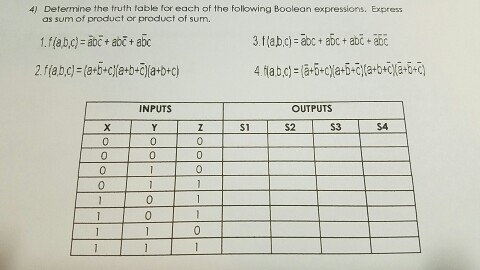 Solved Determine the truth table for each of the tolowing | Chegg.com