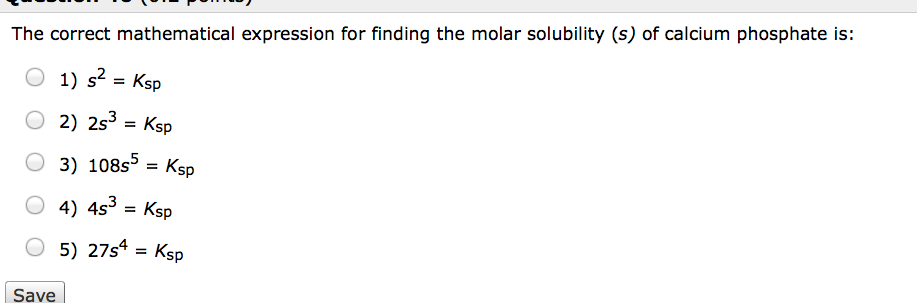 Solved The correct mathematical expression for finding the | Chegg.com