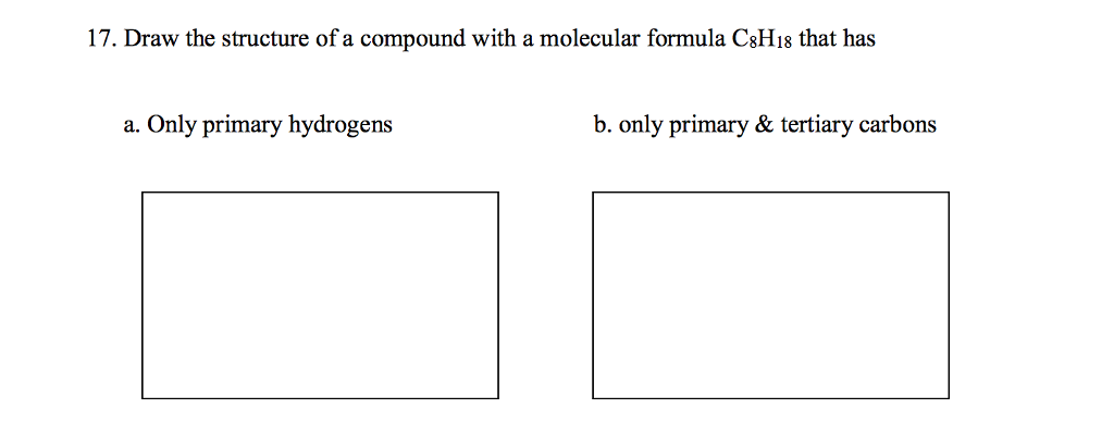Solved Draw the structure of a compound with a molecular | Chegg.com