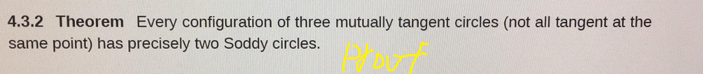 Solved 4.3.2 Theorem Every configuration of three mutually | Chegg.com