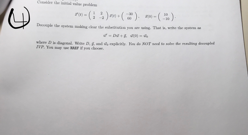 Solved Consider the initial value problem £' (t) = ( ( 32 ) | Chegg.com