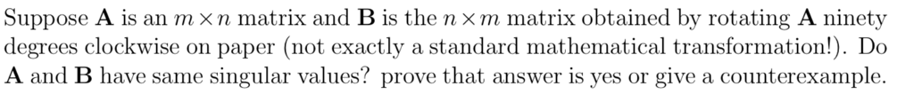 Solved Suppose A is an mxn matrix and B is the nxm matrix | Chegg.com