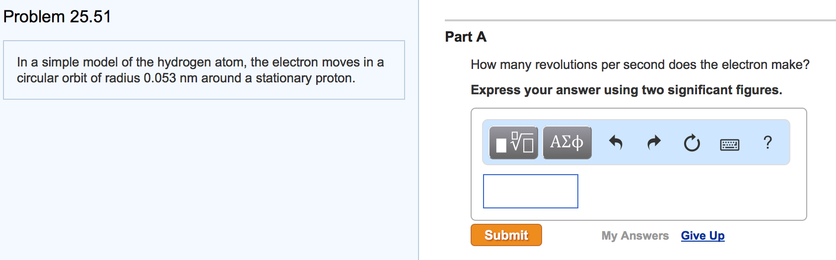 Solved In A Simple Model Of The Hydrogen Atom The Electron