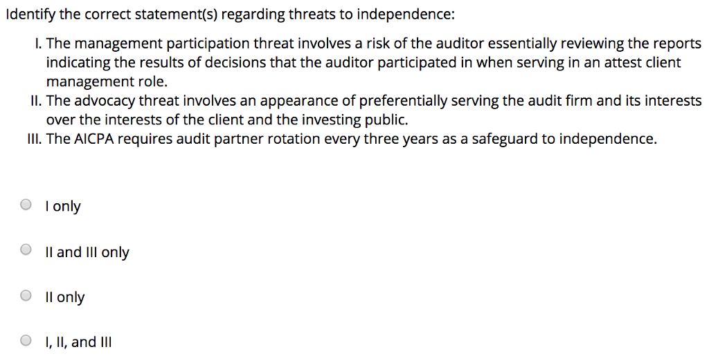 Solved ldentify the correct statement(s) regarding threats | Chegg.com Solved ldentify the correct statement(s) regarding threats | Chegg.com