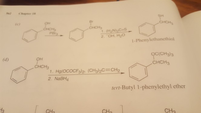 Solved 62 Chapter ????? CHCH3 CHCH 2.-OH, H2O | Chegg.com