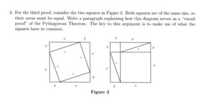 Solved For the third proof, consider the two squares in | Chegg.com