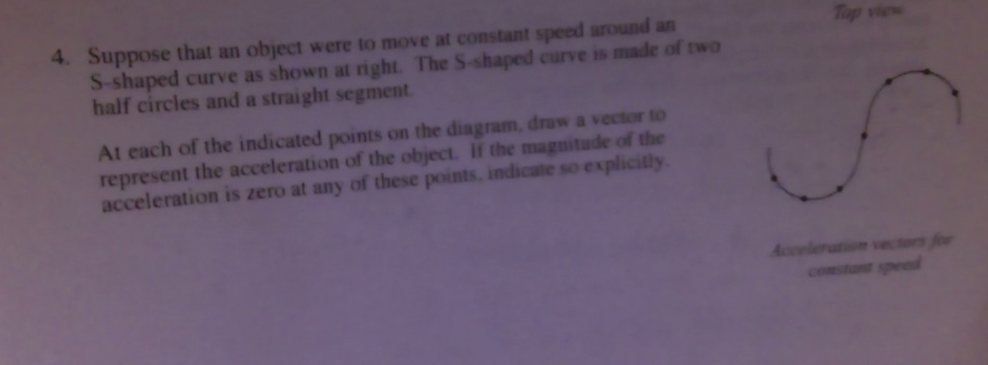 Solved Suppose That An Object Were To Move At Constant Speed