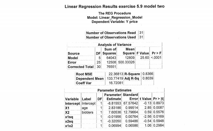 Solved Exercise 5.9 Refer back to exercise 5.1. Write down a | Chegg.com
