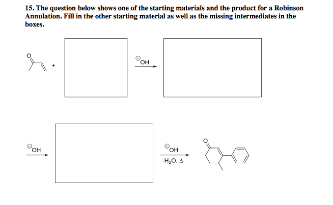 Solved 15. The question below shows one of the starting | Chegg.com