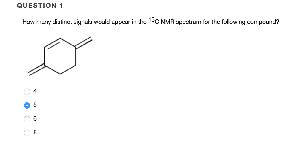 Solved How many distinct signals would appear in the^13C NMR | Chegg.com