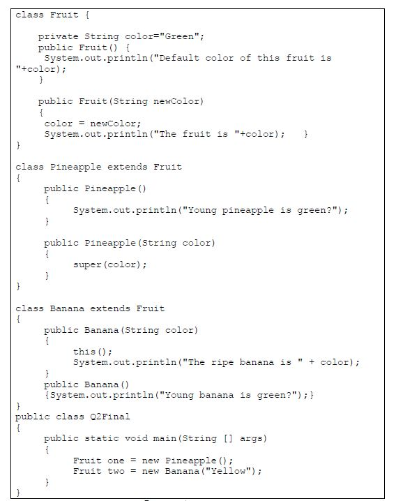 Solved Show the output,and explain why?Code: | Chegg.com