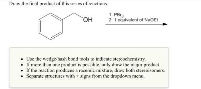 Solved Draw the final product of this series of reactions. | Chegg.com Solved Draw the final product of this series of reactions. | Chegg.com