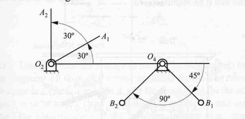 Solved Design a double –rocker, four-bar linkage so that the | Chegg.com