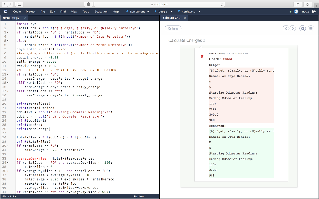 Solved codio.com Codio Project File Edit Find View Tools | Chegg.com