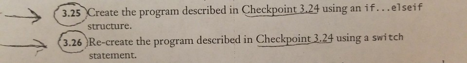 Solved 3.24 Assume you have been asked to write a program | Chegg.com