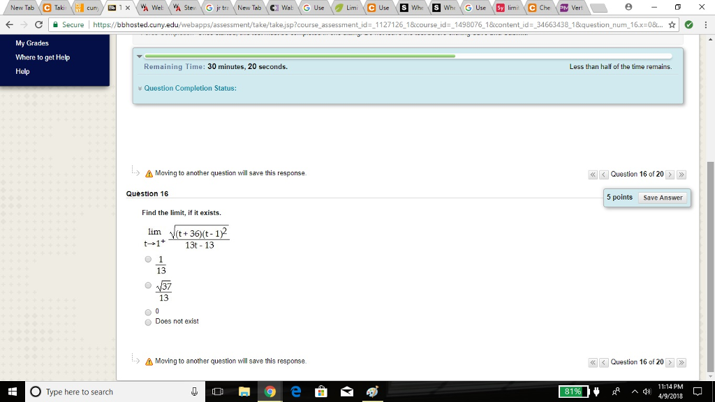Solved C Secure https://bbhosted cuny edu | Chegg.com