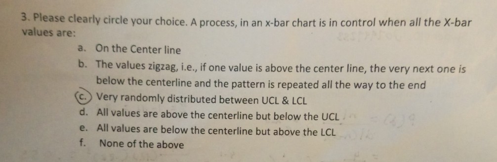 Solved 3. Please clearly circle your choice. A process, in | Chegg.com