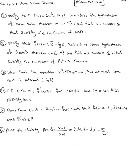 Solved Verify that f(x) = 2x^3 - 3x +1 satisfies the | Chegg.com