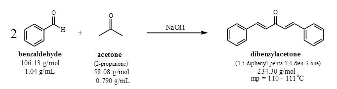 Solved: Calculate The Volumes Of Benzaldehyde And Acetone ... | Chegg.com