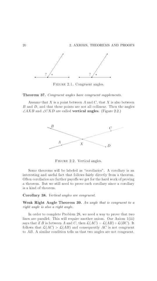 Solved PROOF QUESTION: (GEOMETRY PROOF) Solve theorem 46 | Chegg.com