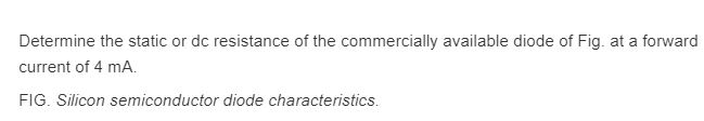 Solved Determine the static or dc resistance of the | Chegg.com