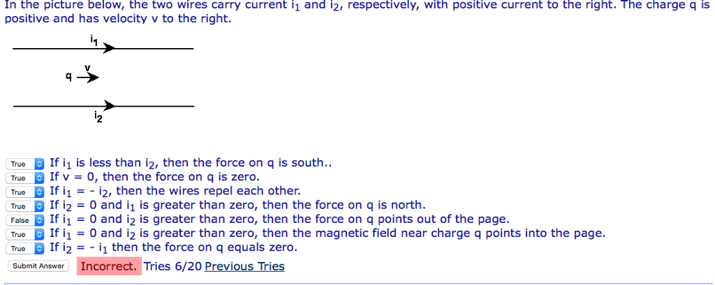 Solved In the picture below, the two wires carry current i1 | Chegg.com