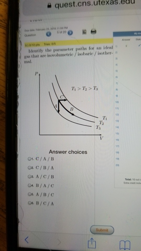 Solved 을 quest.cns.utexas.edu My An anstion @ 5Of 200 E | Chegg.com