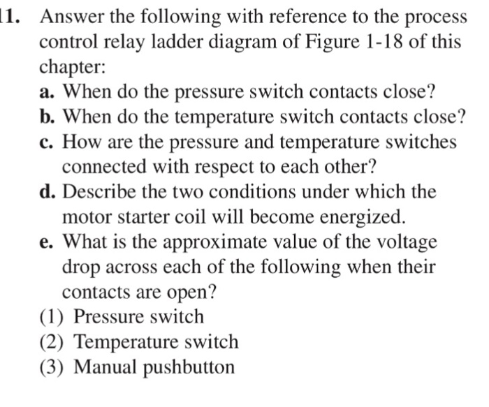 Solved 1. Answer the following with reference to the process | Chegg.com