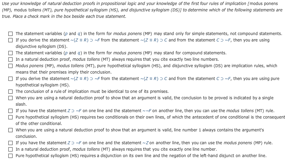 Solved Use Your Knowledge Of Natural Deduction Proofs In