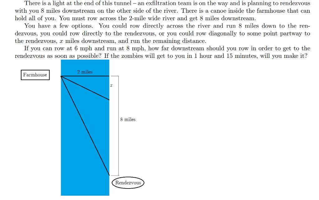 Solved There is a light at the end of this tunnel - an | Chegg.com