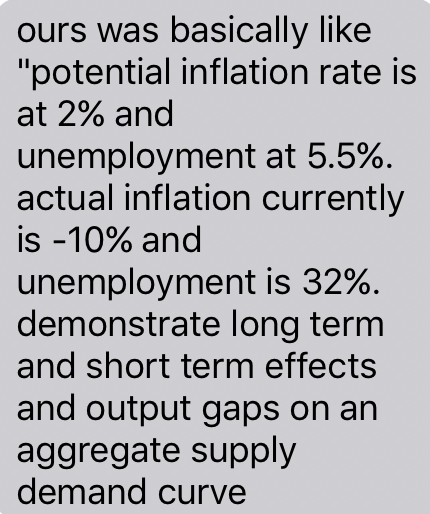 Solved Ours was basically like "potential inflation rate is | Chegg.com