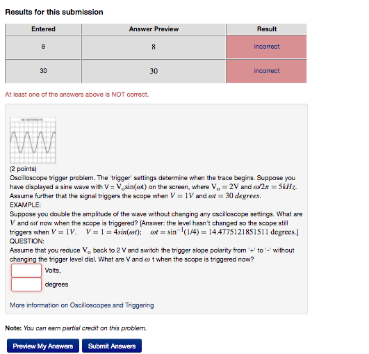 Solved Results for this submission Entered Answer Preview | Chegg.com