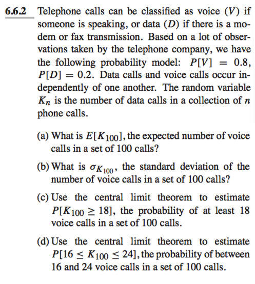 Solved PROBABILITY SUMS OF RANDOM VARIABLES CENTRAL LIMIT | Chegg.com