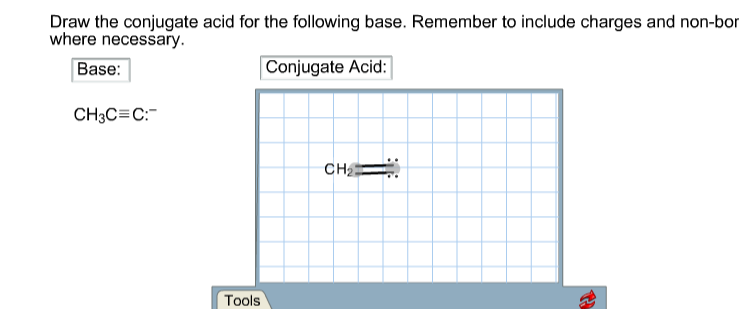 Solved Draw the conjugate acid for the following base. | Chegg.com