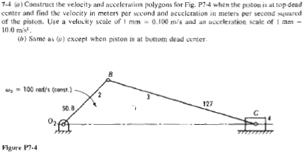Solved P7-4 (a) Construct the velocity and acceleration | Chegg.com