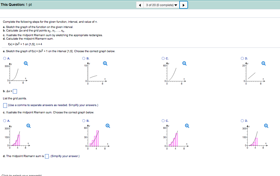 Solved Complete the following steps for the giver function, | Chegg.com