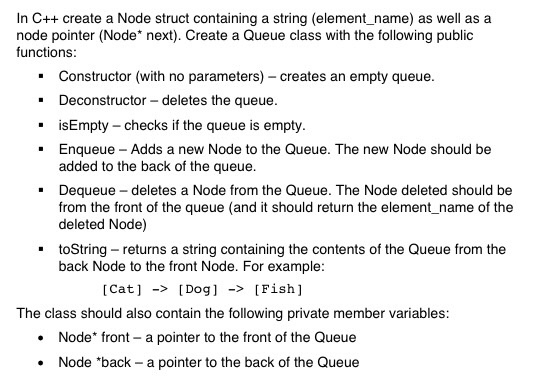 Solved In C Create A Node Struct Containing A String 2065