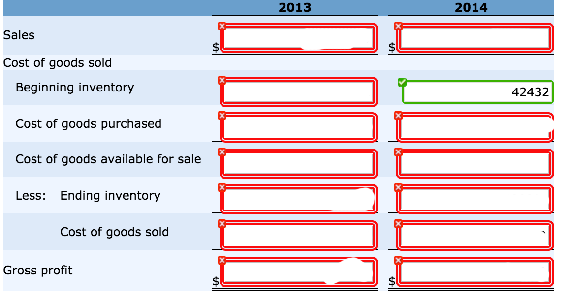 Solved Exercise 6-15 (Part Level Submission) Holcomb Company | Chegg.com