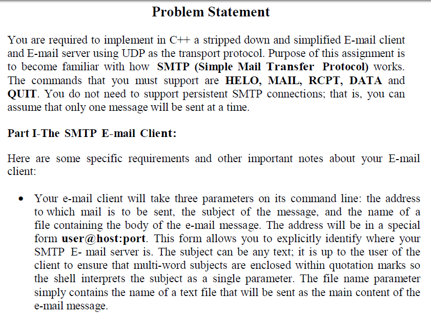 Solved Problem Statement You are required to implement in | Chegg.com