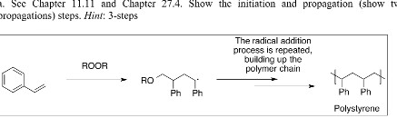 Solved Sce Chapter 11 and Chapter 27.4. Show the initiation | Chegg.com