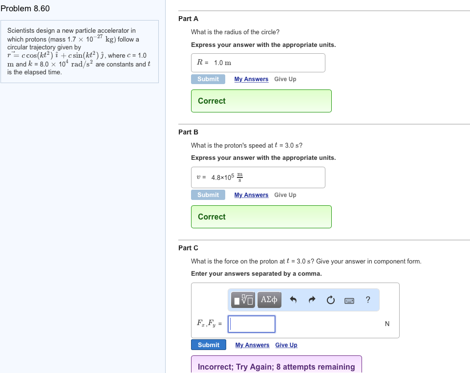 Solved Scientists design a new particle accelerator in | Chegg.com