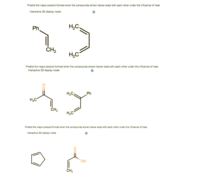 Solved Predict the major product formed when the compounds | Chegg.com