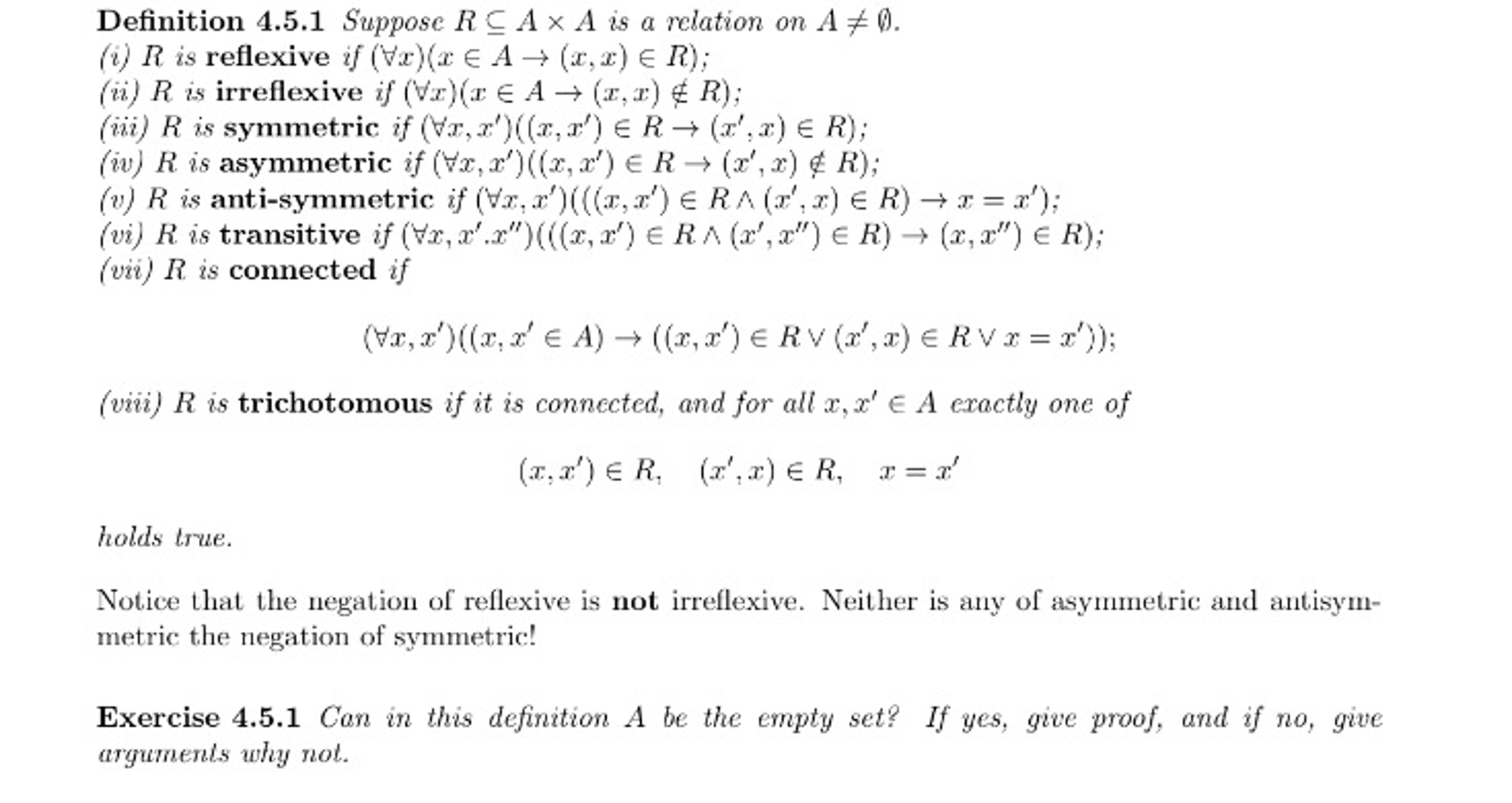 Solved Suppose R subsetoforequalto A times A is a relation | Chegg.com