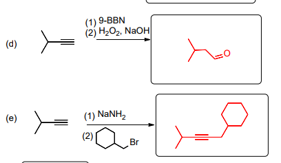 Solved (2) H202, NaOH (1) NaNH2 Br | Chegg.com